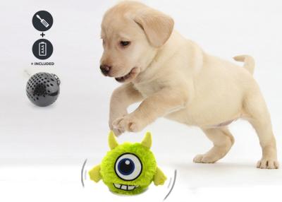 China Activated Plastic Dog Balls Toys Non Toxic Multi Color With Custom Plush Cover for sale