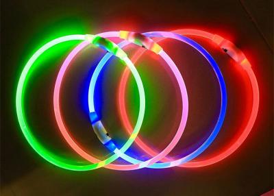 中国 方法LEDドッグ カラーUSB夜安全のための再充電可能な白熱Petsafeのドッグ カラー 販売のため