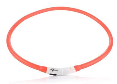 中国 夜安全LED白熱ドッグ カラー調節可能なUSBの再充電可能なドッグ カラー 販売のため
