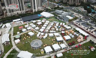China Luxurious Aluminum Frame Large Outdoor Food Festival Event Tent for sale