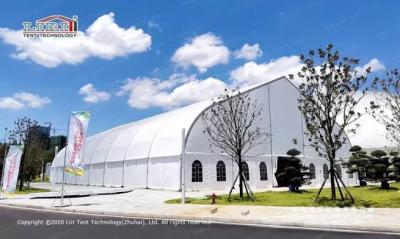 China Luxurious Aluminum Frame Large Outdoor Event Curve Tent for sale