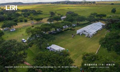 China Luxury Wind and Snow Resistant Aluminium Frame Stucture Outdoor Transparent Wedding Marquee Tent for sale