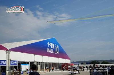 China Very Easy Assemble and Disassemble With Aluminum Alloy Frame Structure Airshow Tent for sale