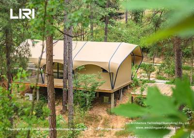 China Hawaii glamping tent Platform Structure Cover System Structure Material Cover Color Optional Accessories Furniture Glamp for sale