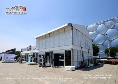 China High Quality Event Tent 10x20m Double Decker Tent Hard Sidewall Outdoor Event for sale