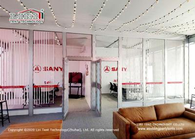 China High Quality Aluminum Cube Structure Exhibition Tent Glass Hard Wall Exhibition for sale
