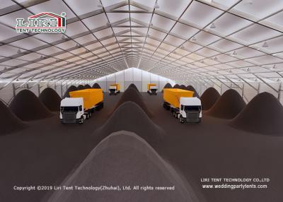 China High Quality Warehouse Tent Water Proof Fire Retarant PVC Sidewall Coal Storage for sale