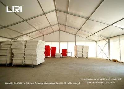China Water Proof PVC Walls Aluminum Frame Warehouse Tent  Industrial Storage Usage for sale