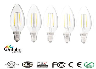 China Restaurant LED E14 Candle Light Bulb Filament 6000K - 6500K High Brightness No Humming for sale