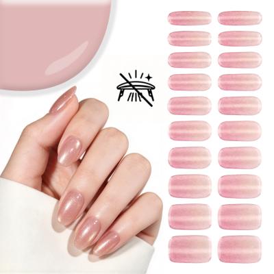 China Nail Strips No UV Light Needed That Harden In Natural Light For Salon Quality Nails That Stay On for sale