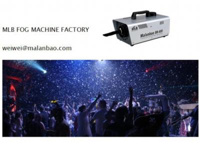 China DJ / Disco 600 Watt Artificial Snow Machine / Fake Snow Blower for sale