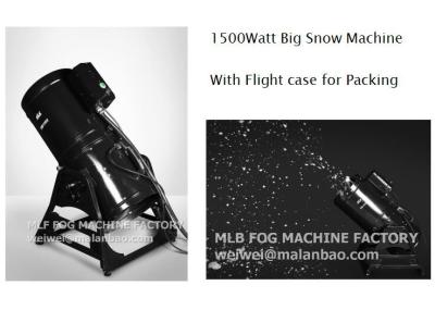 China Professional 1500W Fake Snow Machine , Stainless Steel Snow Cannon for sale