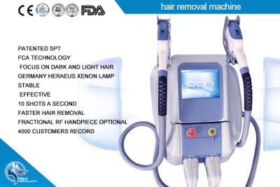 中国 毛の取り外し/しわの除去剤/1つのシステムに付き皮の若返り機械IPL SHR Elight 3つ 販売のため