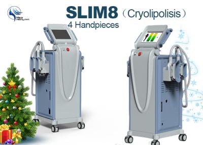 中国 2 Cryolipolysisのハンドルによって細くするボディのための1200 W非侵略的なCryolipolysisの機械脂肪質の凍結 販売のため