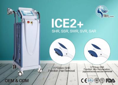 Cina Il salone di bellezza 10Hz digiuna CE di depilazione di depilazione SHR approvato con 2 Handpieces in vendita