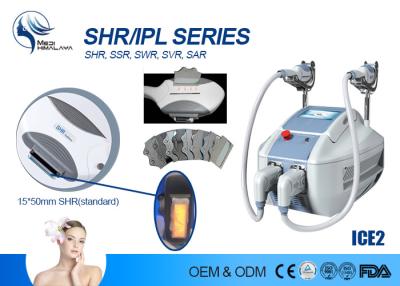 Cina Macchina multifunzionale di depilazione di IPL SHR della E-luce con due Handpieces in vendita