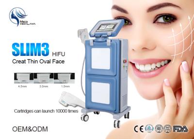 Cina Attrezzatura di potere di lifting facciale 1000W della macchina di ultrasuono di HIFU con 1.5mm & 3.0mm & 4.5mm in vendita