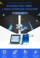 China 20W 30W 50W Fiber Laser Marking Machine Metal Engraver 110x110mm Work Area for sale