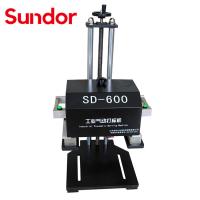 China Mini Pneumatic Dot Peen Marking Machine 140x80mm CNC Metal Engraver for Serial Numbers for sale