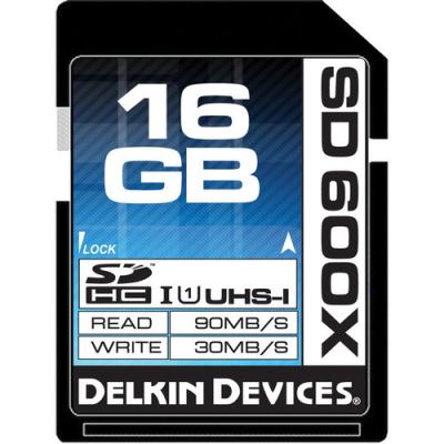 China Delkin Devices 16GB SDHC Card 600x UHS-I Price $11.8 for sale