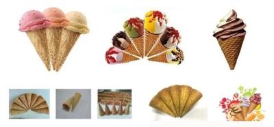 China Ice Cream Black Charcoal Color Sugar Cones With 23 Degree Angle for sale