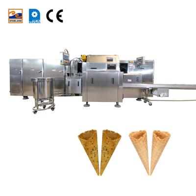 China 1.1KW Sugar Cone Production Line  Ice Cream Waffle Cones Baking Making Machine for sale