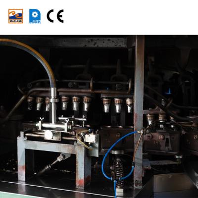 China Large Scale Wafer Cone Making Machine With CE Gas Heating for sale