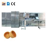 China Automatic Stainless Steel Tart Shell Maker 380V 1.5KW PLC Control Sugar Cone Production Line for sale