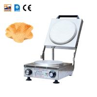 China Stainless Steel Semi Automatic Sugar Cone Machine 290x400x180mm Commercial Ice Cream Cone Baker for sale