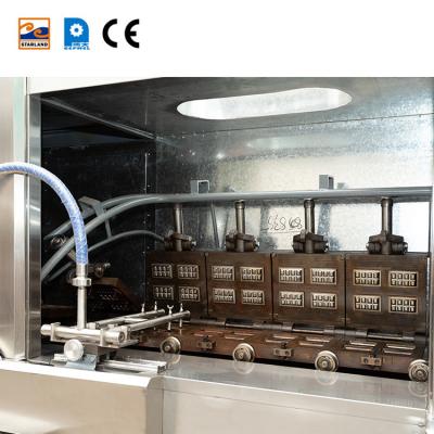 China Stainless Steel Automatic Monaka Wafer Production Line Food Processing Machine for Smooth Production for sale