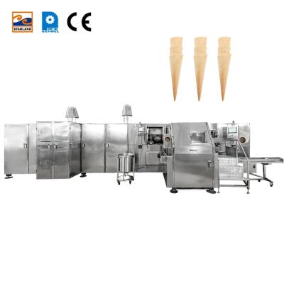 Китай Авто Barquillo конусообрабатывающая машина для быстрого производства на коммерческом рынке продается