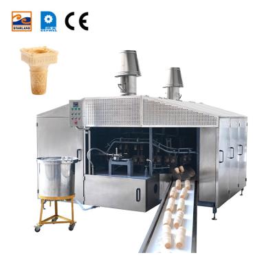 China State-Of-The-Art Automatic Wafer Cone Production Equipment With Digital Display Temperature Control for sale