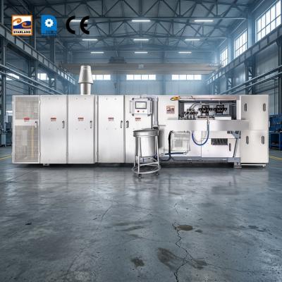 China Stainless Steel Commercial Wafer Cone Machine Designed For Producing Crispy Uniform Wafer Cones for sale