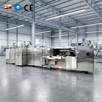 China 1.5kw Main Motor Specification Wafer Biscuit Production Line Stainless Steel Material Equipped With Video Technical Support for sale