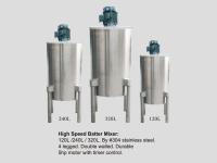 China Stainless Steel High Speed Dough Mixer 120L 5hp Motor Timer Control for sale