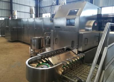 China Menos proveen de gas la cadena de producción de la oblea del consumo 6000 conos estándar completamente automáticos/hora en venta