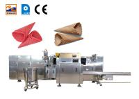 China Fully Automatic Ice Cream Cone Making Machine 61 Wear Resistant Baking Templates 220V for sale