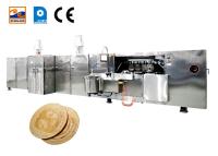 China Fully Automatic Stainless Steel Wafer Snack Machine 380V 1.5KW High Productivity for sale