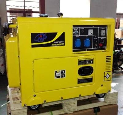 China Hot selling  5kw silent diesel generator air cooling  single phase  portable diesel gnerator factory price for sale