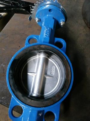 China Cast Iron Wafer  Type Butterfly Valve for sale