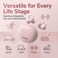 China OWS Earbuds - T02 Pink for sale