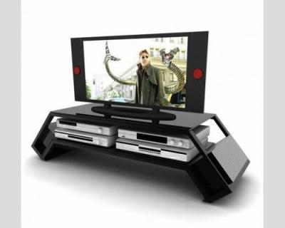 China OEM ODM  Plasma TV Entertainment Center HS-795W Flat Type Black Color for sale