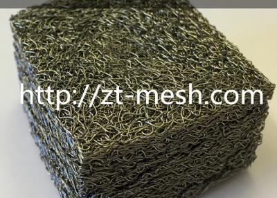 China Stainless Steel Wire Mesh Exhaust Gaskets 40*20*10.3mm Compressed Knitted Wire Mesh OEM for sale