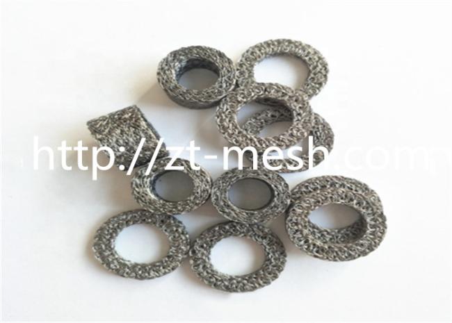 Compressed Knitted Wire Mesh product close-up showing woven structure