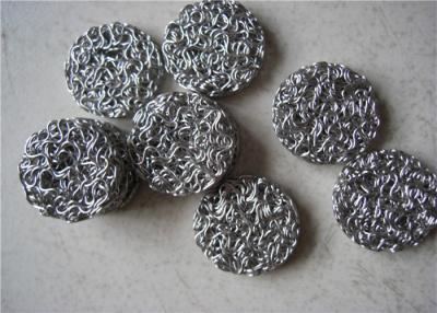 China Os silenciadores comprimiram a rede de arame feita malha filtro de 5mm - de 25mm 90% para o carro industrial à venda