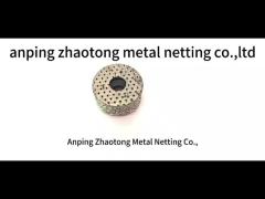 Stainless Steel Compressed Knitted Filter Mesh With Polished Surface