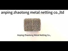 0.08 - 0.45mm Draad Mesh Washer Ring Shape SUS316L voor Geluiddemper