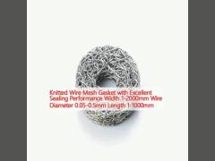 Uitstekende afdichtingsprestaties Gebreide draadgasharens Gasketsbreedte 1-2000 mm Draaddiameter 0,05-0,5 mm Lengte 1-1000 mm