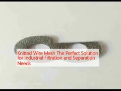 Anti Corrosion Knitted Wire Mesh Perfect Solution For Industrial Filtration Separation