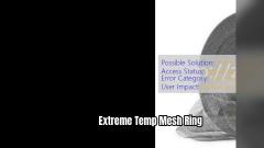High Temp Knitted Wire Mesh Ring 60x20mm